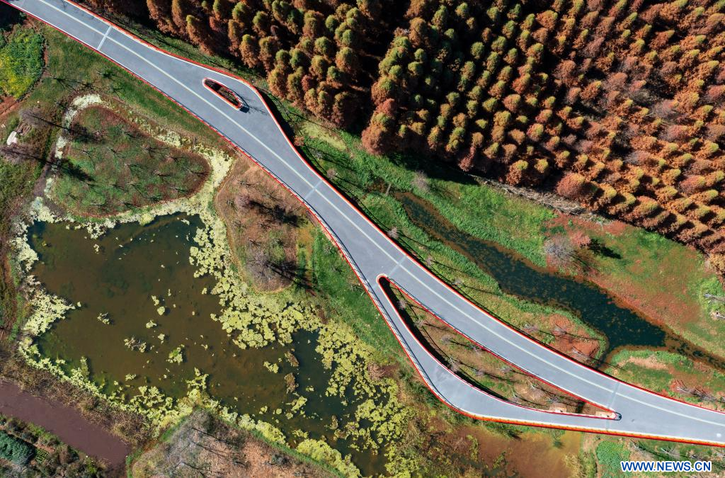 Chine : piste verte Dianchi au Yunnan - Xinhua - french.news.cn