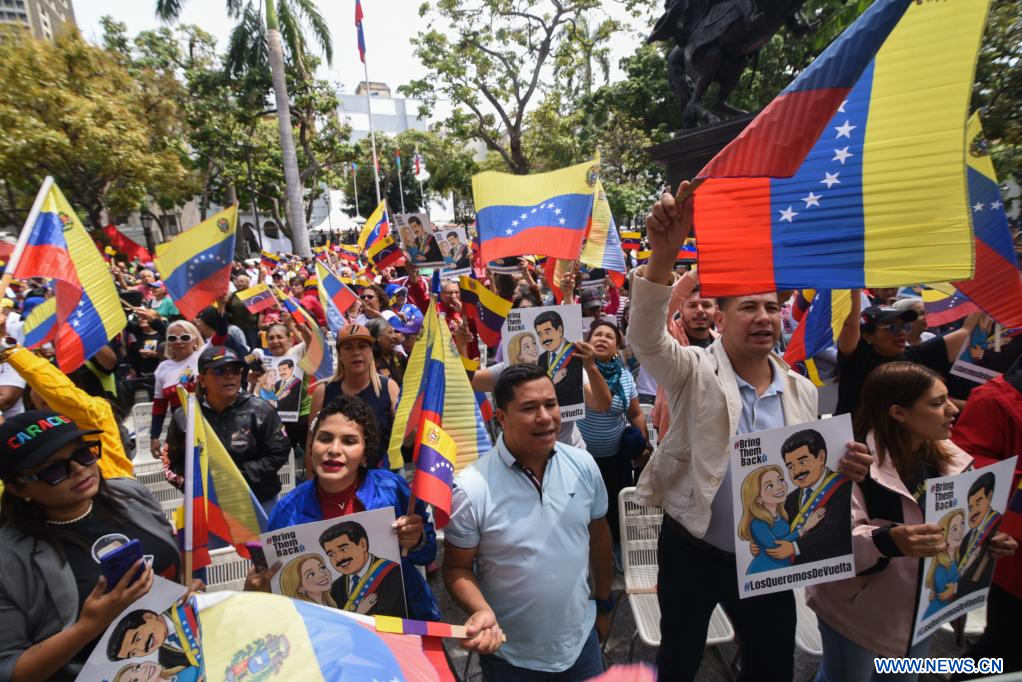 Venezuela : rassemblement à Caracas pour réclamer la libération de ...